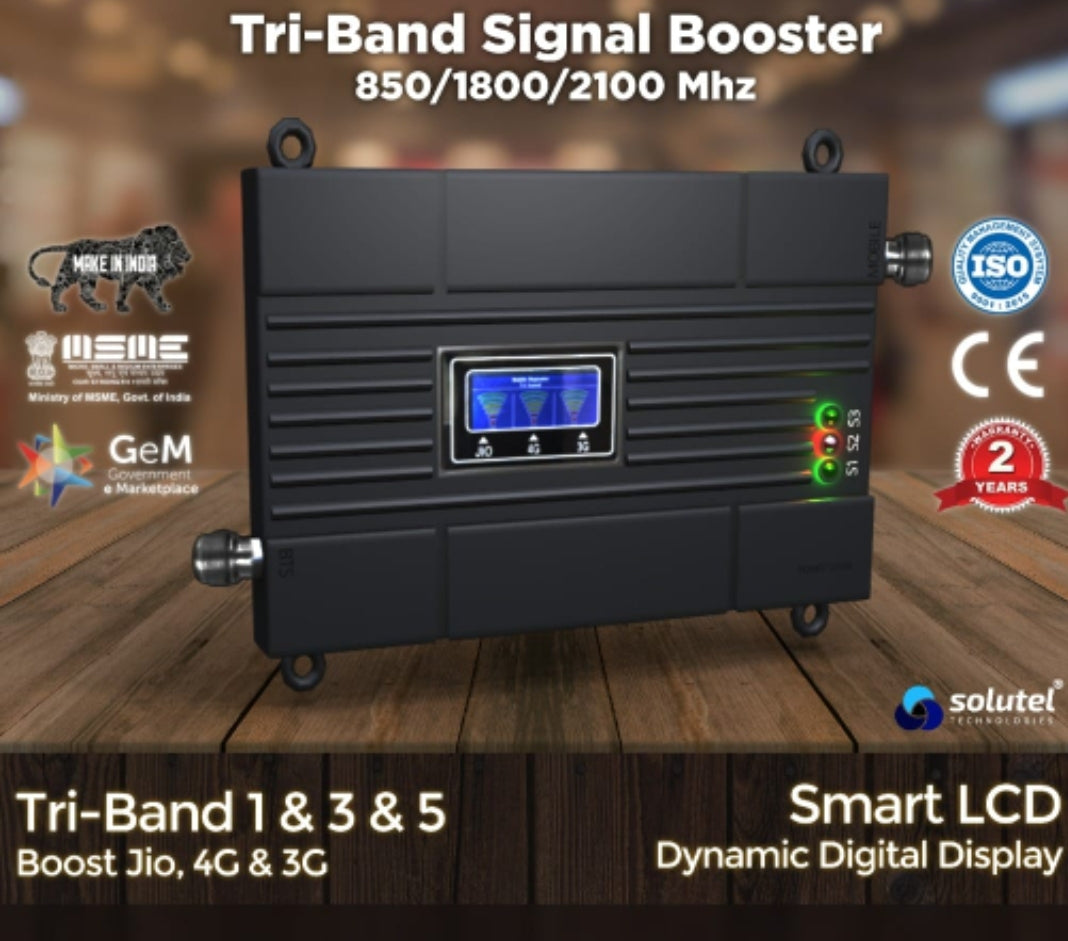 Triband Mobile signal enhencer antenna kit 2 year waranty Make in India