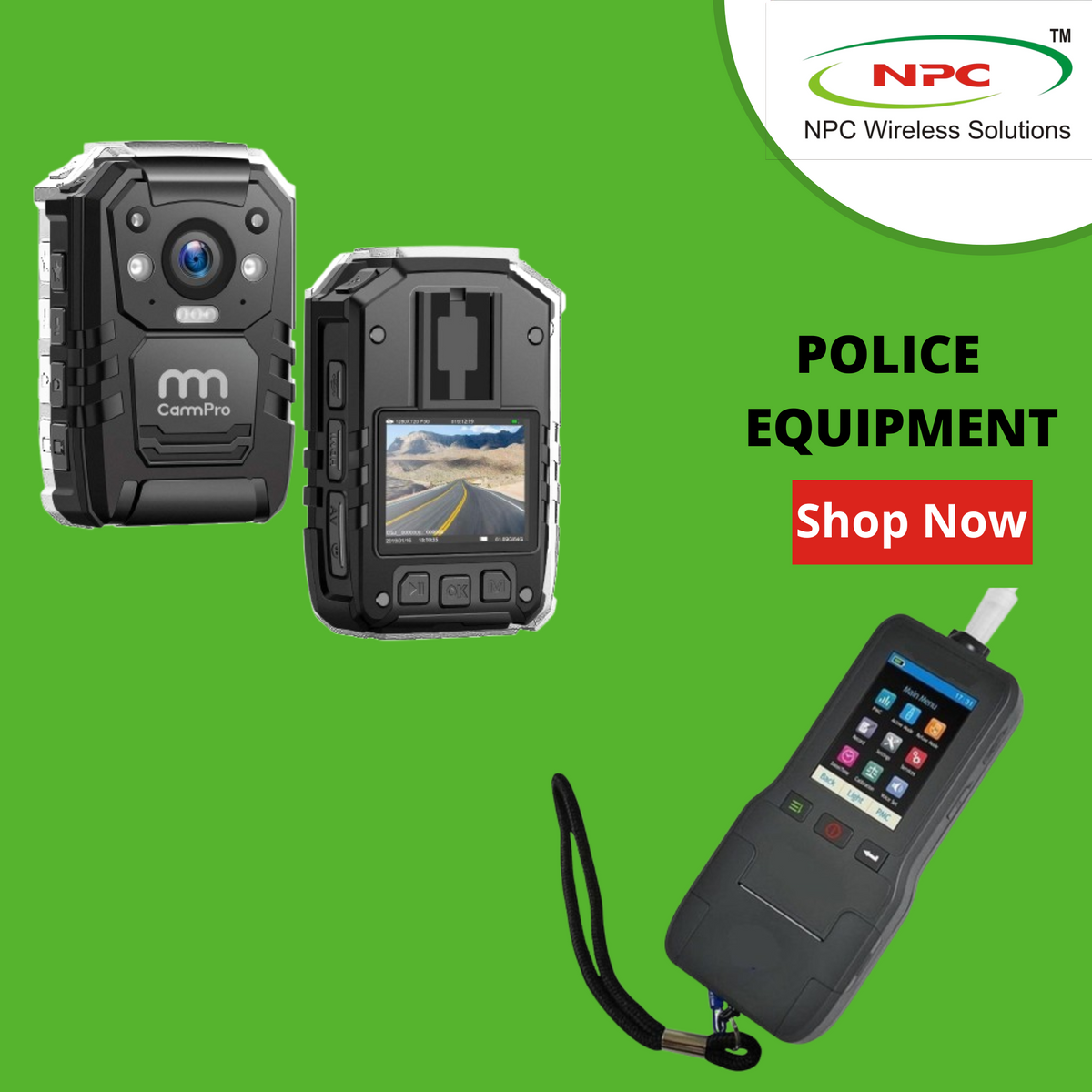 Shop Police Equipment at NPC Wireless | NPC Wireless