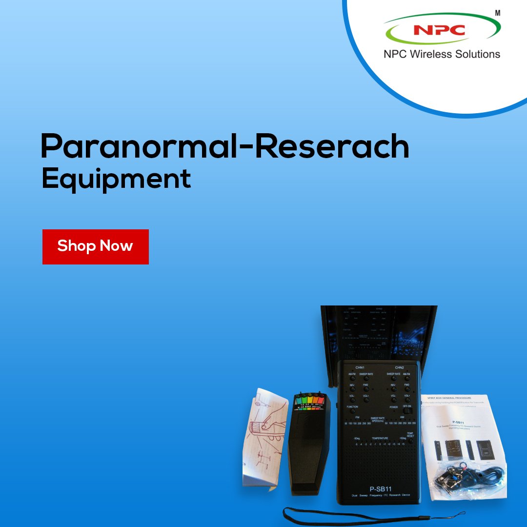Shop Paranormal Research Equipment at NPC Wireless | NPC Wireless