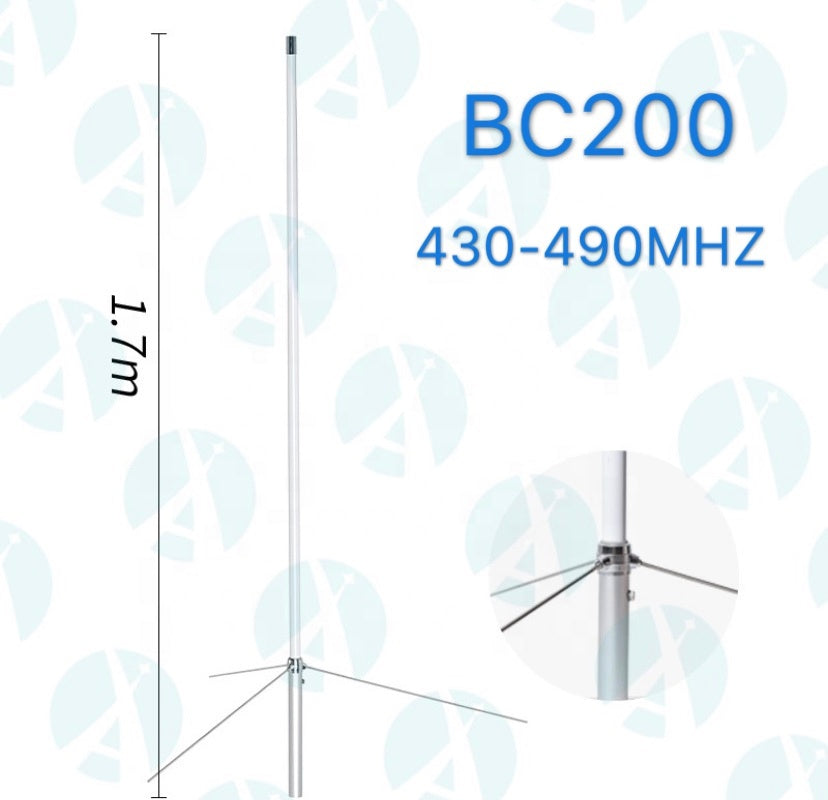 DIAMOND BC 200 BASE STATION UHF ANTENNA 1.7 metres LENGTH