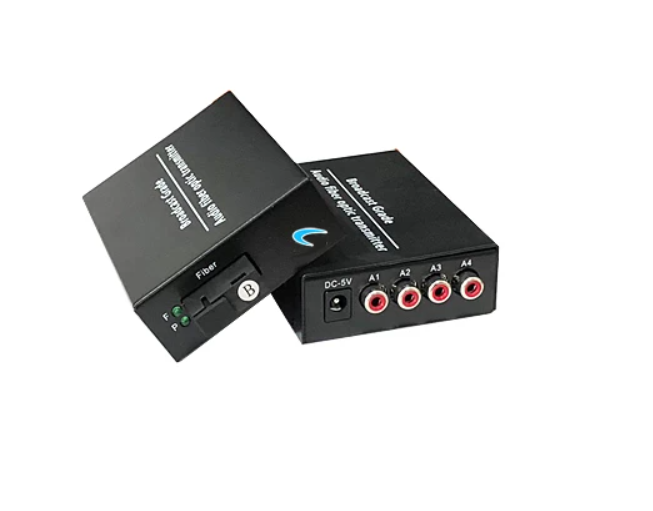 4 channel Audio to fiber optic convertor | NPC Wireless